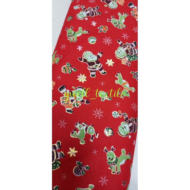 Jual KAIN METERAN KATUN SPESIAL NATAL ( HARGA PER 1 M ) | Shopee Indonesia