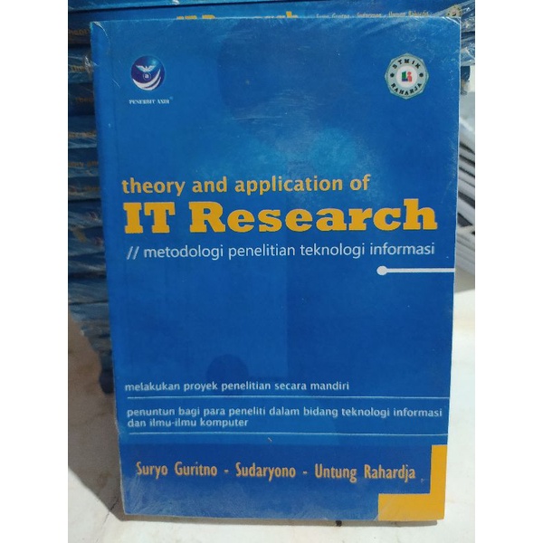 Jual buku asli: theory and application of it research/metodologi ...