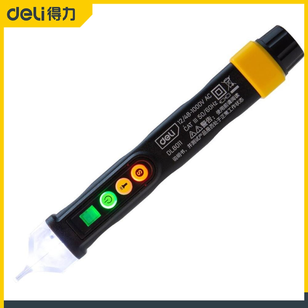 Jual Deli Contactless Test Pen / Tespen Non Kontak 12/48-1000V AC ...