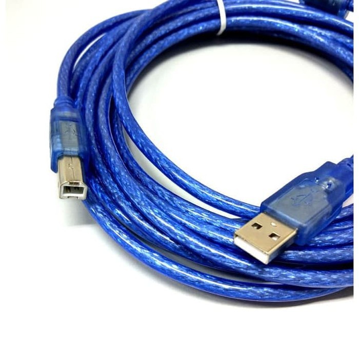 Jual Kabel USB Printer Biru High Quality | Shopee Indonesia