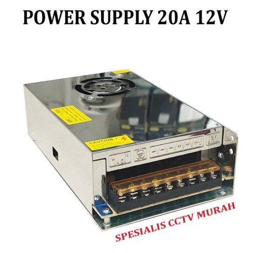 Jual PERTUKANGAN PERLENGKAPAN LISTRIK PSU JARING 20A POWER SUPPLY SPC ...
