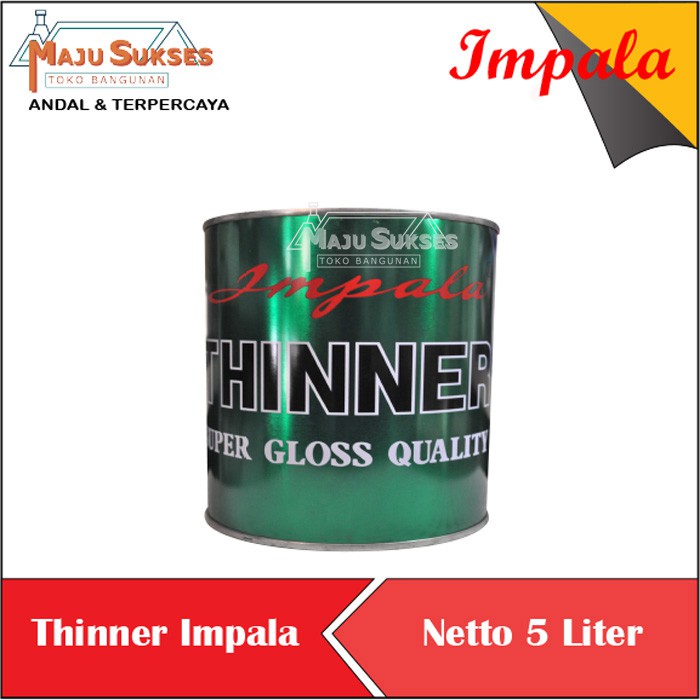 Jual THINNER IMPALA THINER PENGENCER CAT MINYAK BESI KAYU TINER IMPALA ...