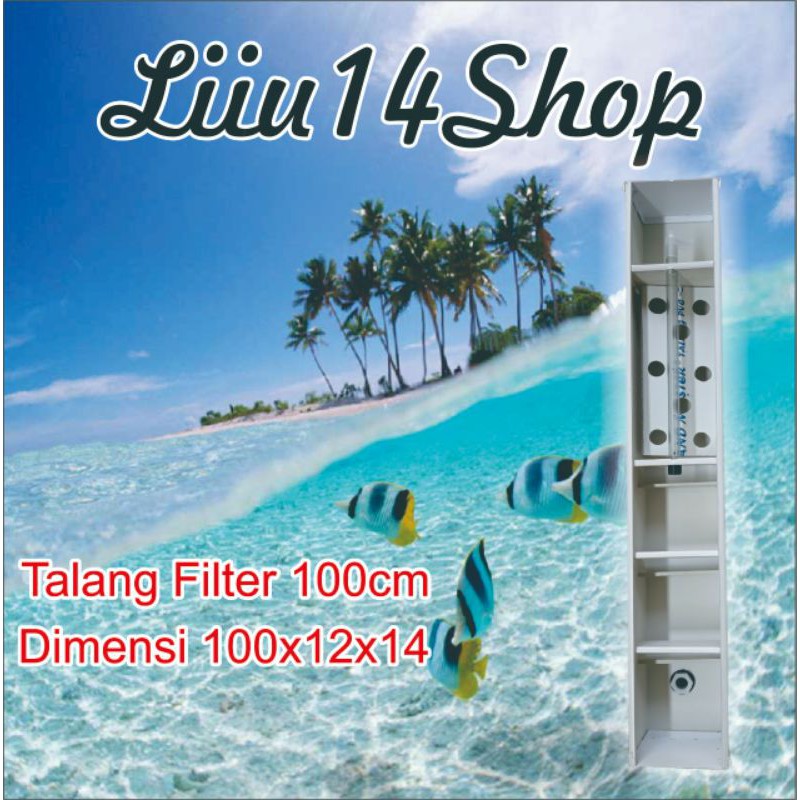 Jual filter talang air aquarium 100cm | Shopee Indonesia