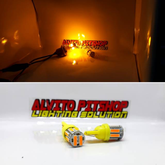 Jual Lampu Sein Ultrabright / Lampu Sign Motor T10 Warna Kuning Amber ...