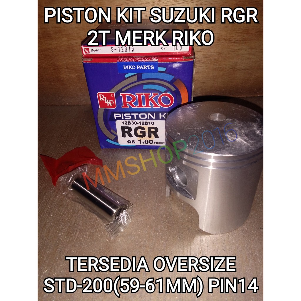 Jual piston kit suzuki rgr 2t merk riko | Shopee Indonesia