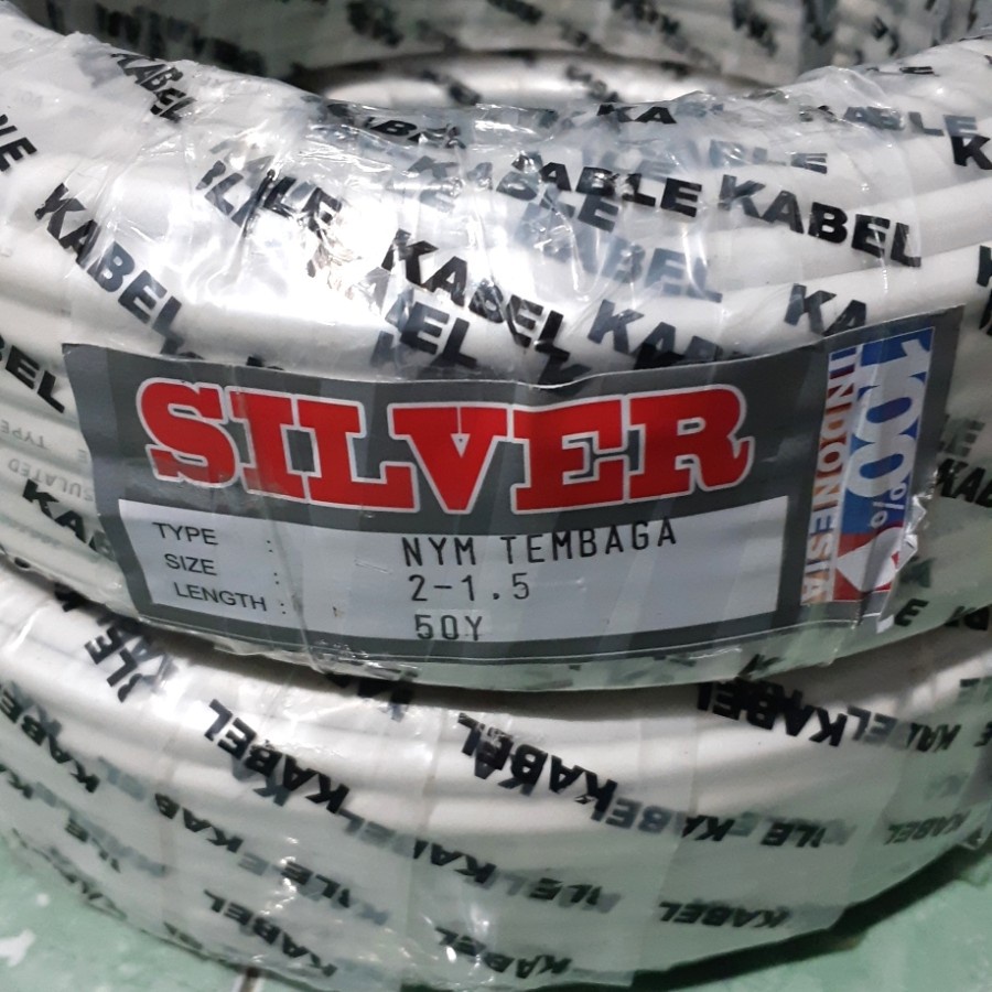 Jual kabel tembaga nym 2 x 1,5 mm2 asli tembaga eceran per meter ...