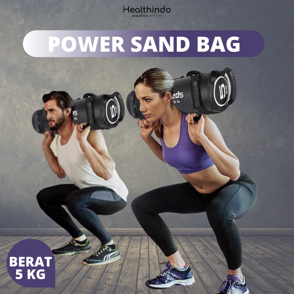 Jual Power Sand Bag Power Bag Pemberat Beban 5 Kg Tas Pasir Gym Untuk ...