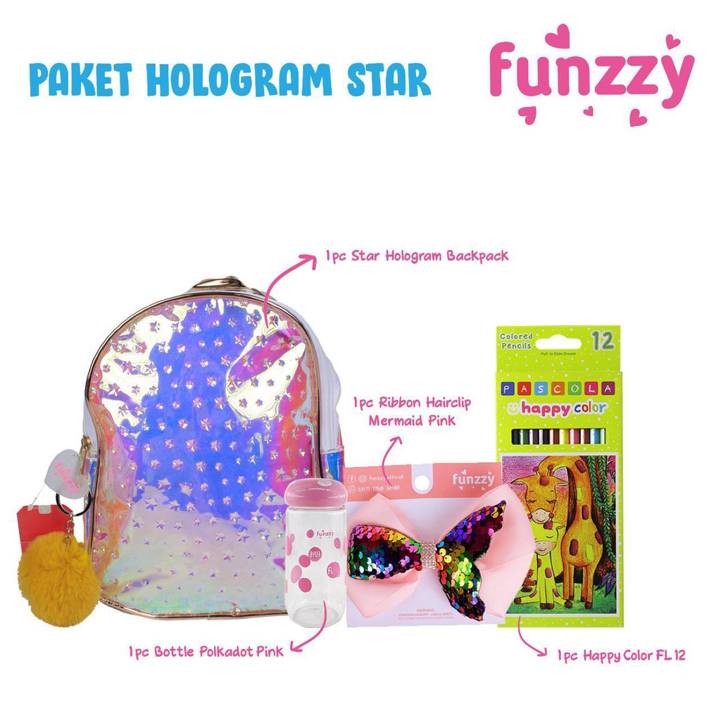 Jual Funzzy Paket Hologram Star | Shopee Indonesia
