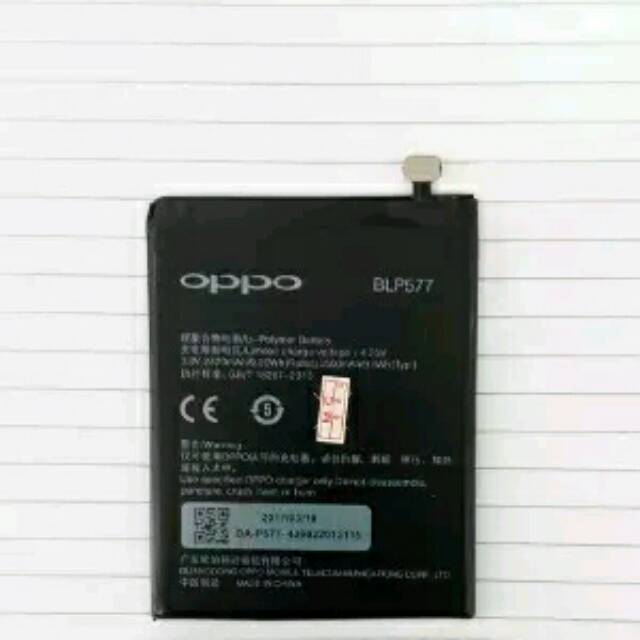 Jual BATERAI BATRE OPPO R3 BLP 577 ORIGINAL | Shopee Indonesia