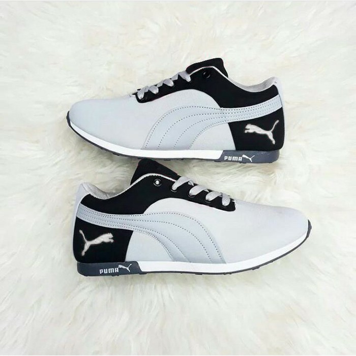 Jual Sepatu Cantik SNEAKER PUMA TP20 ABU HITAM Diskon | Shopee Indonesia