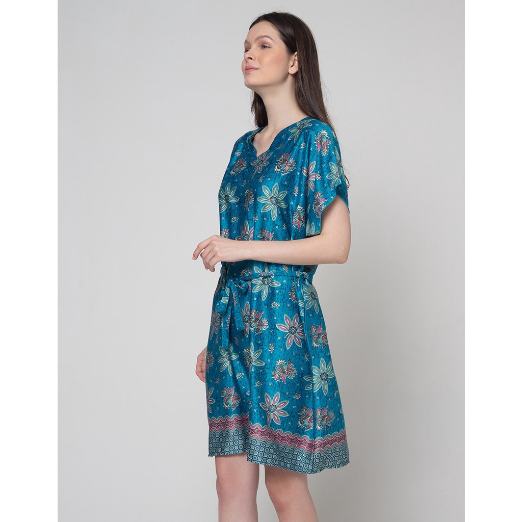 Jual Cynthia Dress Wanita Batik Print Round Neck 109899391 | Shopee ...
