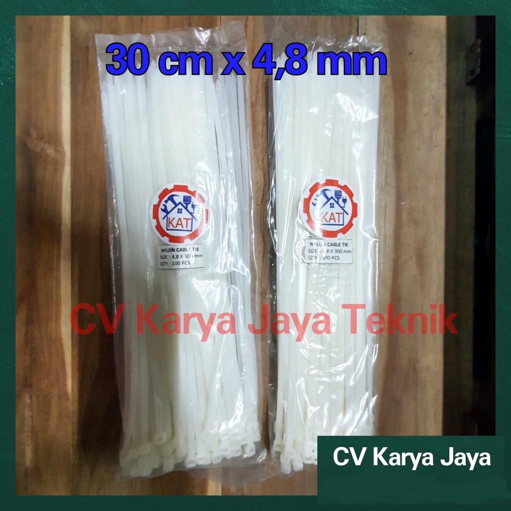Jual Kabel Ties 30 cm x 4,8 mm / Tali Kabel Tie / Cable Ties (4,8x300 ...