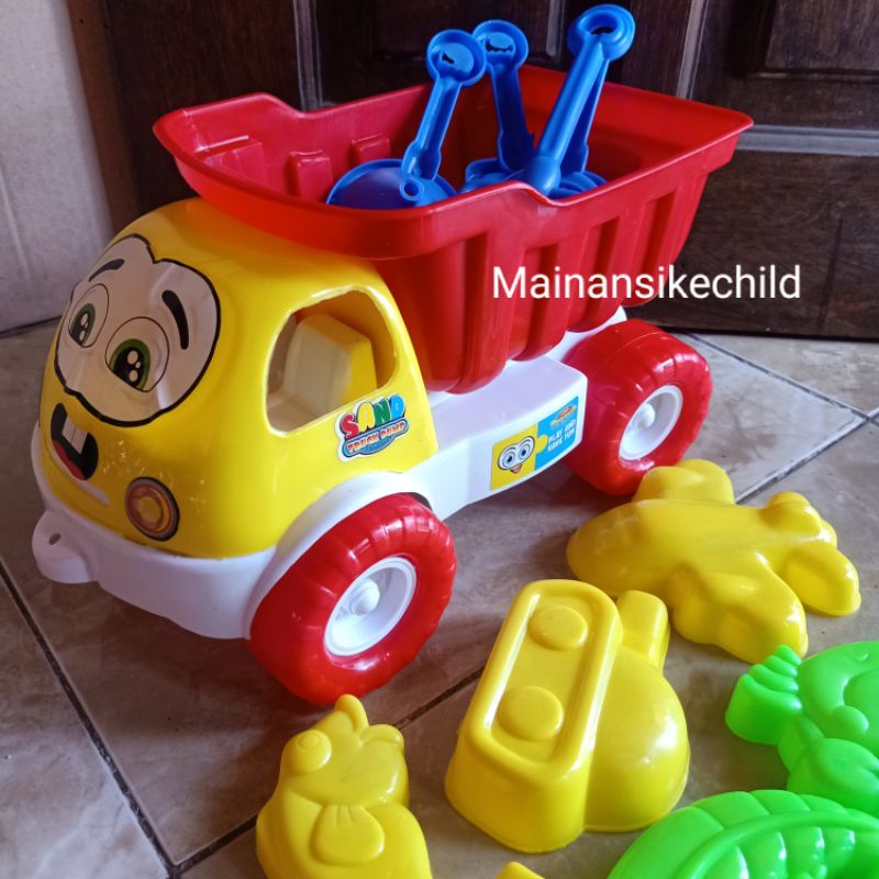 Jual Mainan Truk Pasir Sand Truck Dump | Shopee Indonesia