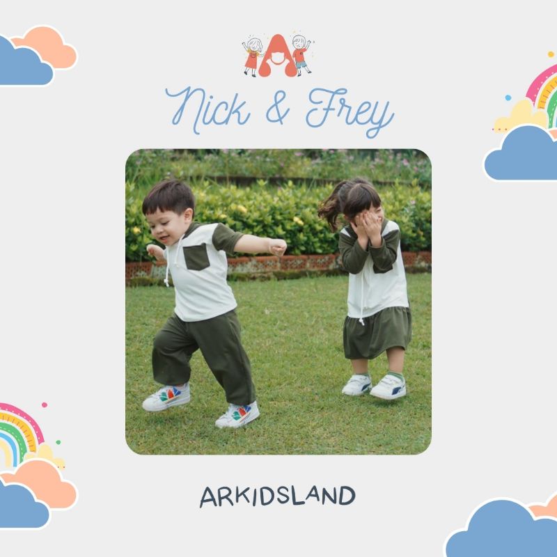 Jual ARKIDSLAND - NICK & FREY SERIES | SIBLING COUPLE OUTFIT BAJU ...