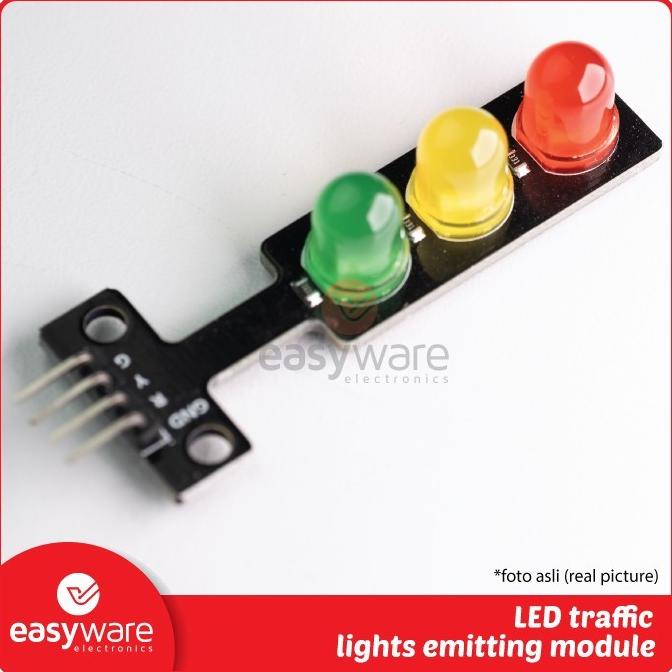 Jual Led Traffic Light Module Lampu Lalu Lintas 5V 8mm R Y G easywa53 ...
