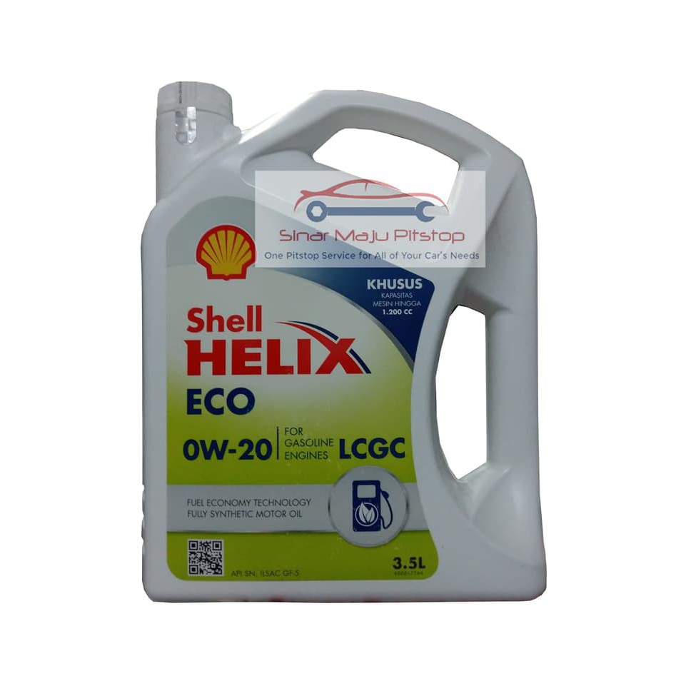 Jual Shell Helix ECO SYNTHETIC 0W-20 SEGEL HOLOGRAM ORIGINAL OLI MOBIL ...