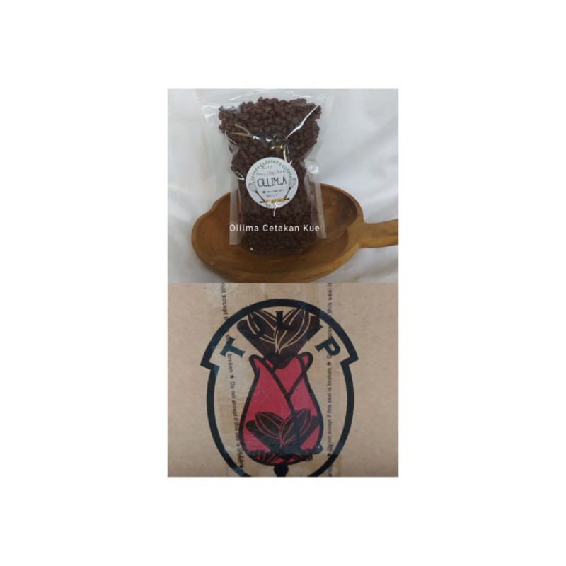 Jual Tulip Choco Chips Dark Compound Re pack 500gr | Shopee Indonesia