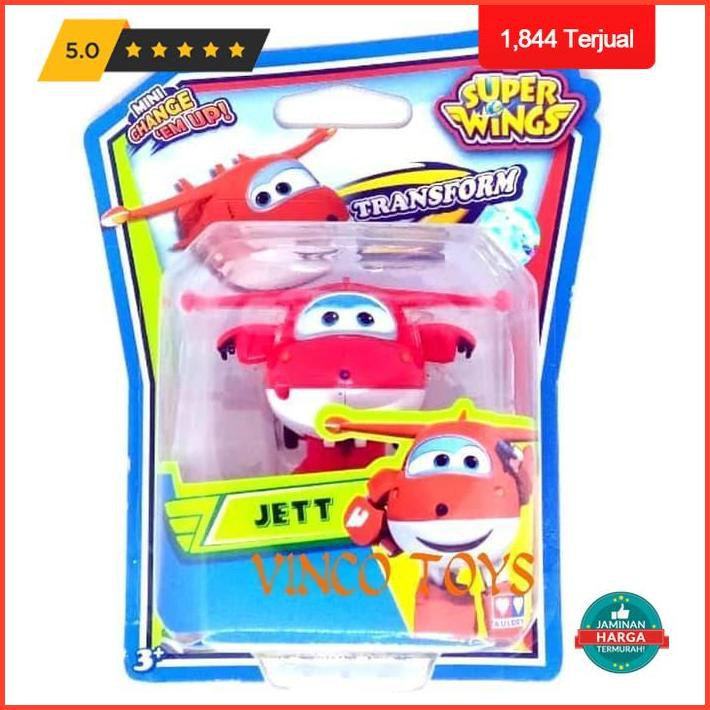 Jual Action Figure Jet Super Wings Transform Merk Auldey Premium ...