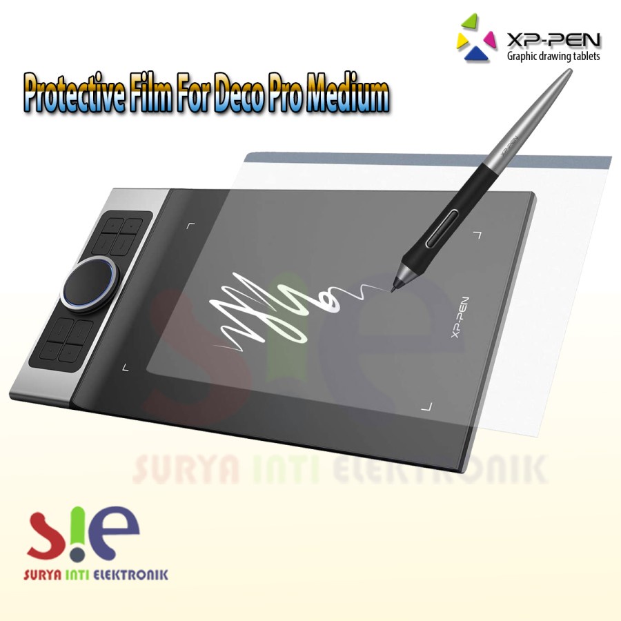 Jual Screen Protector XP PEN Deco Pro Medium Anti Gores Deco Pro Medium ...