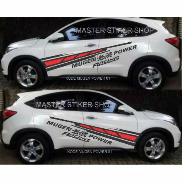 Jual STICKER MOBIL CRV HRV JAZZ BRIO AYLA CALYA YARIS SIGRA MOBILIO ...