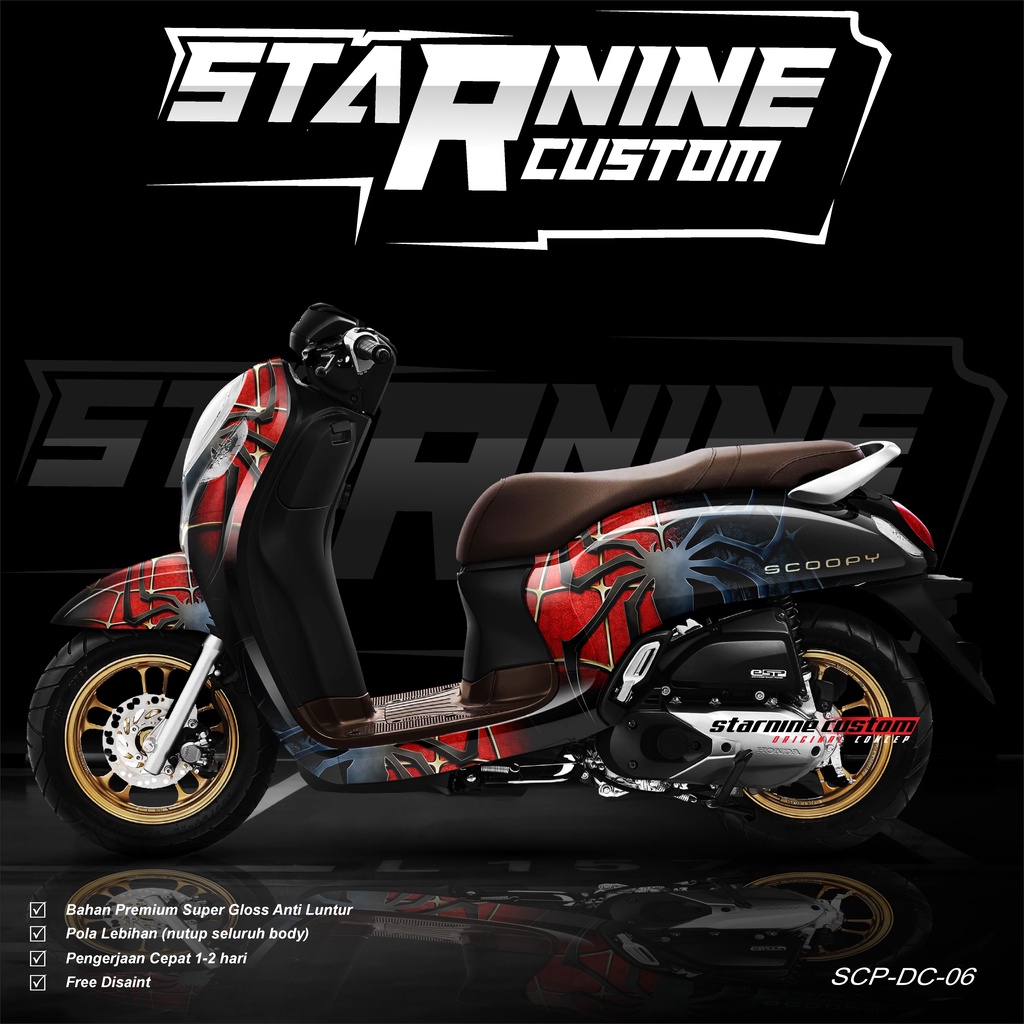 Jual decal scoopy new 2020 2021 sticker scoopy new stiker scoopy ...