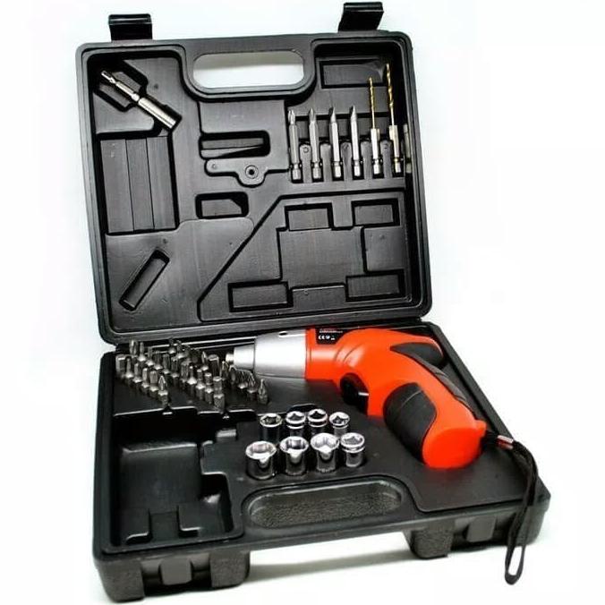 Jual Obeng Set Listrik Cas Bor Cordless Screwdriver | Shopee Indonesia