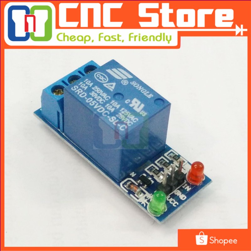 Jual [REL-0003] RELAY 5V 1 CHANNEL OUTPUT 250VAC 30VDC 10A MODULE FOR ...