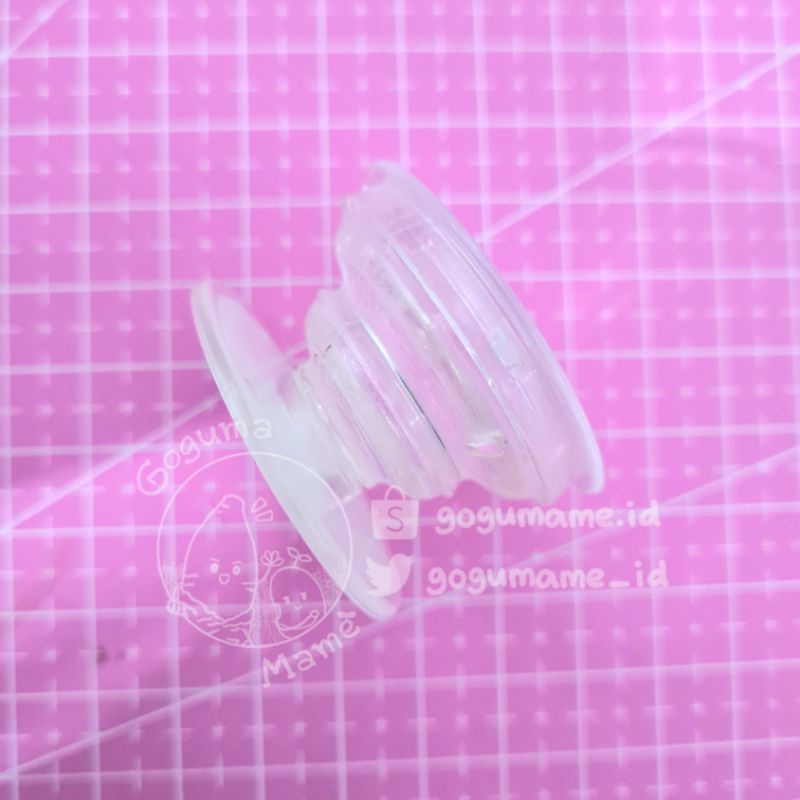 Jual GOGUMAME ☆ Griptok Popsocket Transparan Polos | Shopee Indonesia
