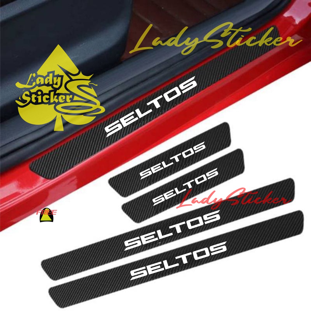 Jual STICKER STIKER KARBON MOBIL KIA SELTOS STICKER KARBON 3D PELINDUNG ...