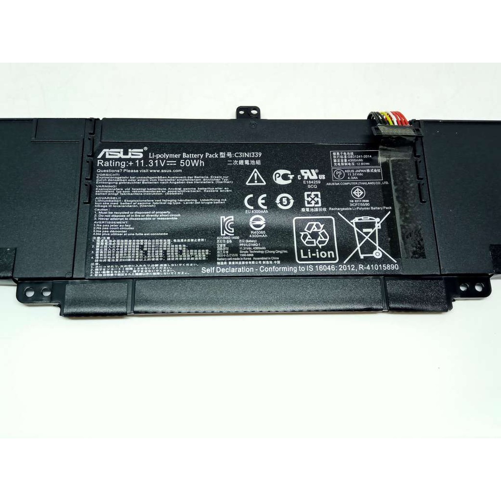 Jual Battery ASUS ZenBook Q302L UX303UB UX303 U303LA C31N1339 U303 ...