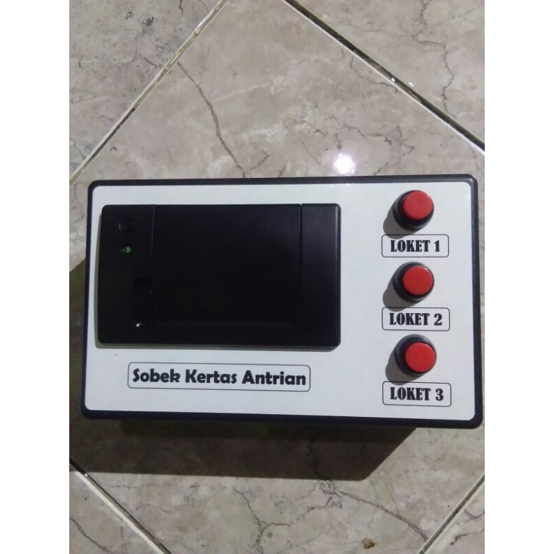 Jual Printer Antrian 3 Loket tombol | Shopee Indonesia