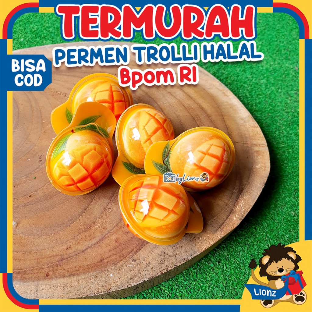 Jual Permen halal trolli planet gummy isi selai / permen viral halal ...