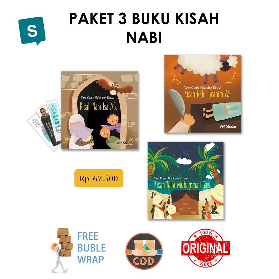 Jual Paket Buku Kisah Nabi Ibrahim, Nabi Isa dan Nabi Muhammad: Seri ... Jual Paket Buku Kisah Nabi Ibrahim, Nabi Isa dan Nabi Muhammad: Seri ...
