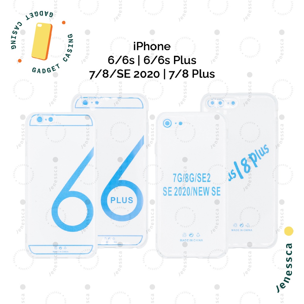 Jual Casing iPhone 6/6s/6 Plus/6s Plus Case TPU Transparan Bening Slim ...
