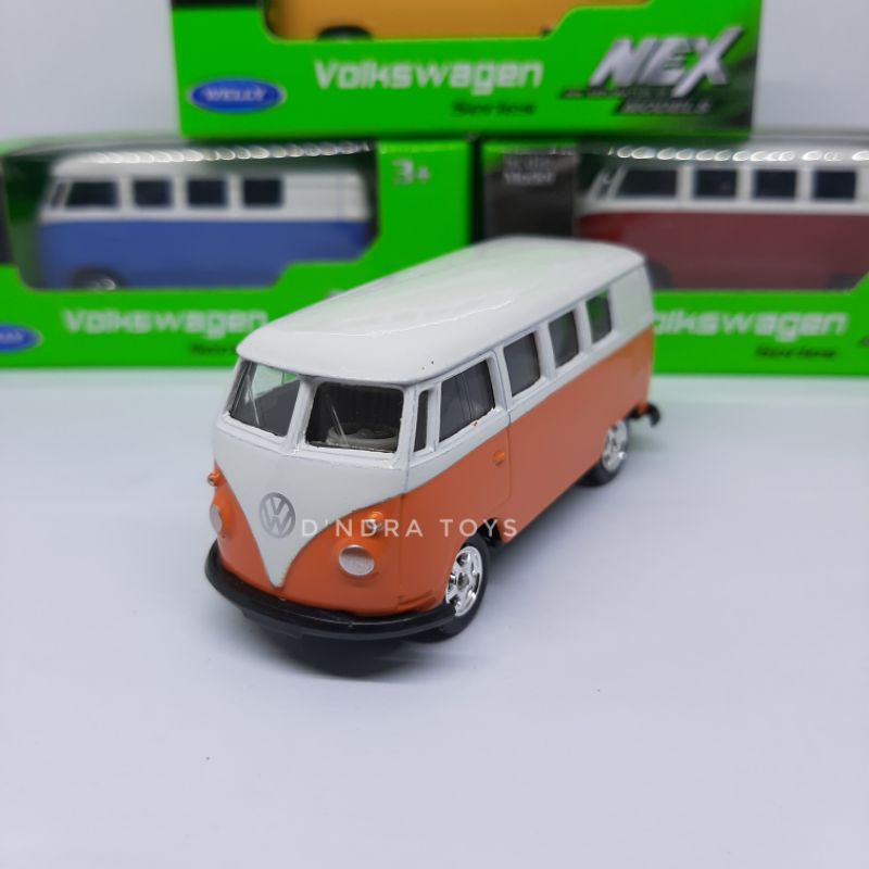 Jual Miniatur Diecast Mobil Volkswagen VW Bus T1 Mainan Mobilan Besi ...