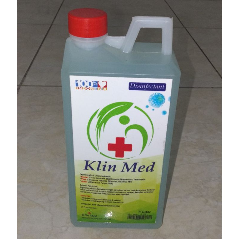 Jual Klin Med Disinfectant 1 Liter | Shopee Indonesia