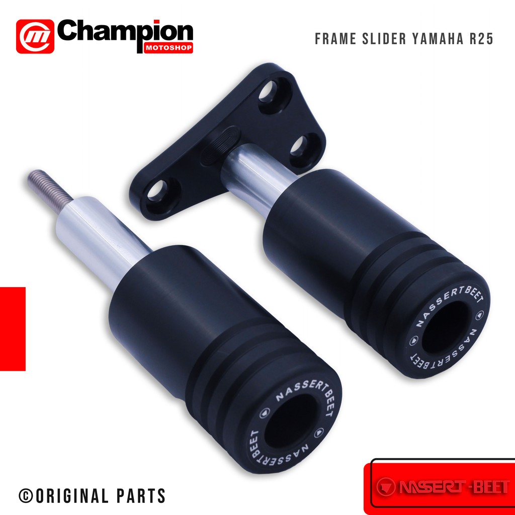 Jual Pelindung Cover Bodi Frame Slider Kawasaki Yamaha R25 Nassert Beet ...