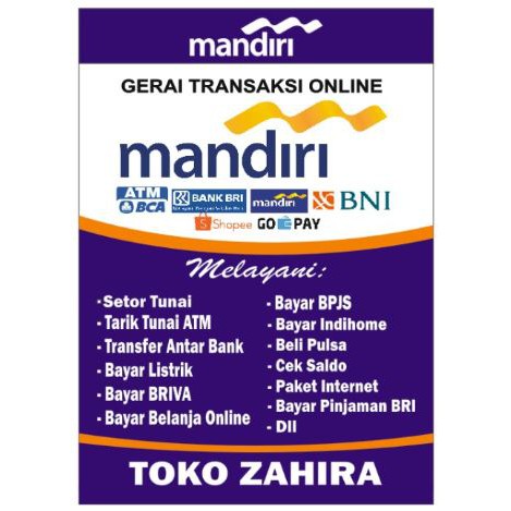 Jual Stiker Mandiri Link | Shopee Indonesia