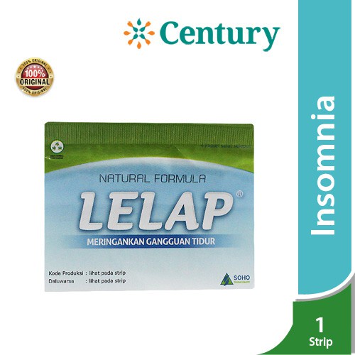 Jual Natural Formula Lelap 1 Strip/Insomnia/Susah Tidur | Shopee Indonesia
