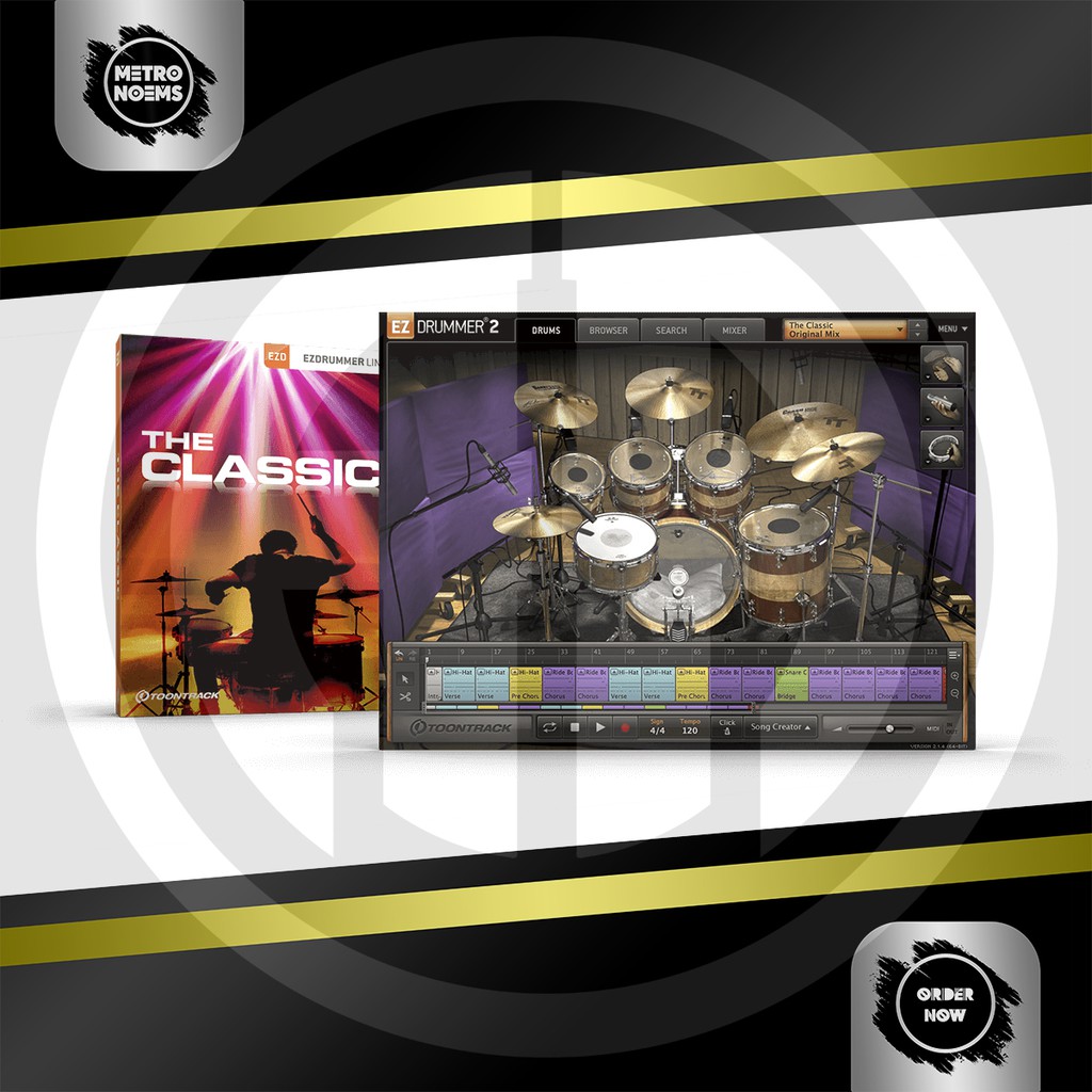 Jual VST - Toontrack EZX Drum Sound Expansions - The Classic EZX ...