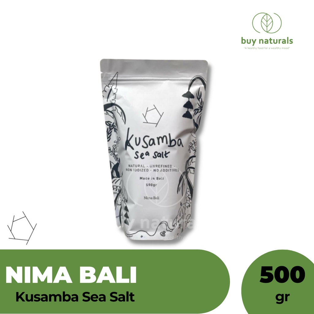 Jual Kusamba Seasalt Nima Garam Natural 500gr (KEMASAN BARU!!) | Shopee ...