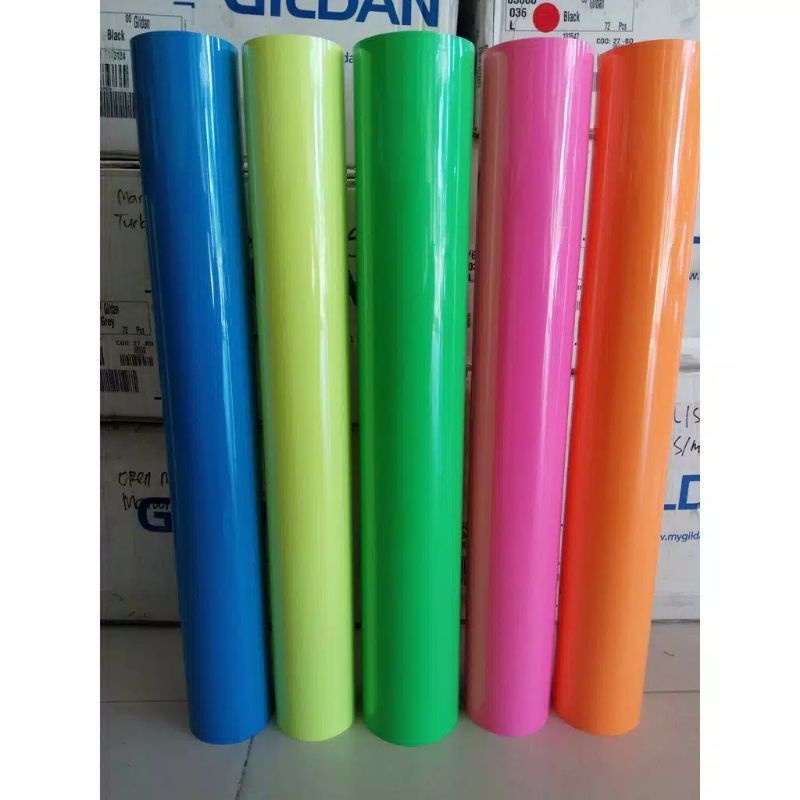 Jual Polyflex PVC NEON lebar 60cm meteran / POLYFLEX PVC NEON (MASKING ...
