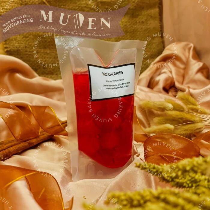 Jual CHERRY MERAH TANGKAI 285 Gr ( 25 BUAH ) / TOPPING CAKE MARASCHINO ...