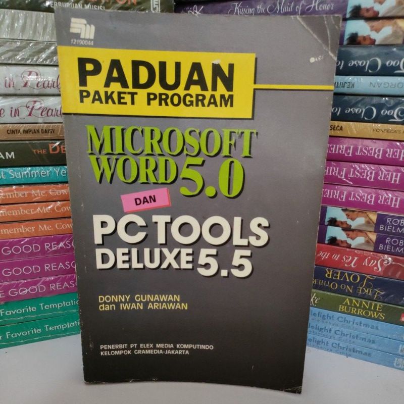 Jual BUKU Murah Origanal - Buku Panduan Paket Program Microsoft Word 5.0 Dan PC Tools Deluxe 5.5 ...