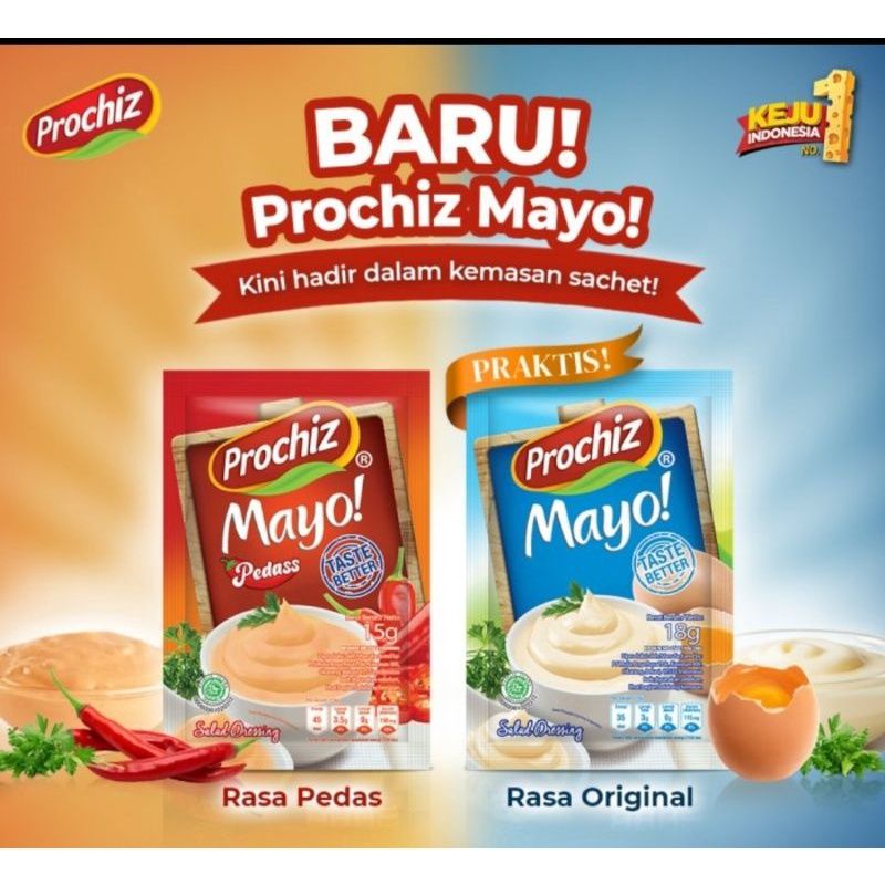 Jual Prochiz Mayo Pedas isi 15gr / Prochiz Mayo original 18gr | Shopee ...