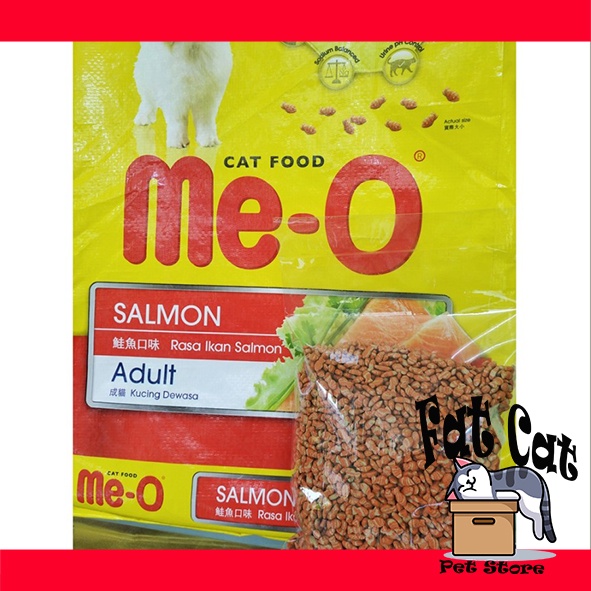 Jual Meo Salmon Repack 500gr Makanan Kucing Meo Salmon Adult Repack 500 ...
