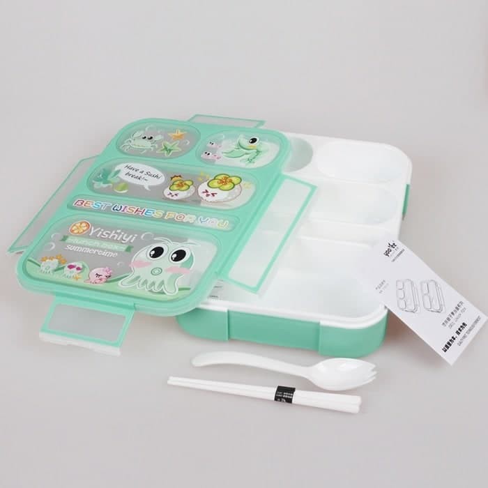 Jual 590 Kotak Makan Yooyee 5 sekat / lunch box / kotak makan | Shopee ...