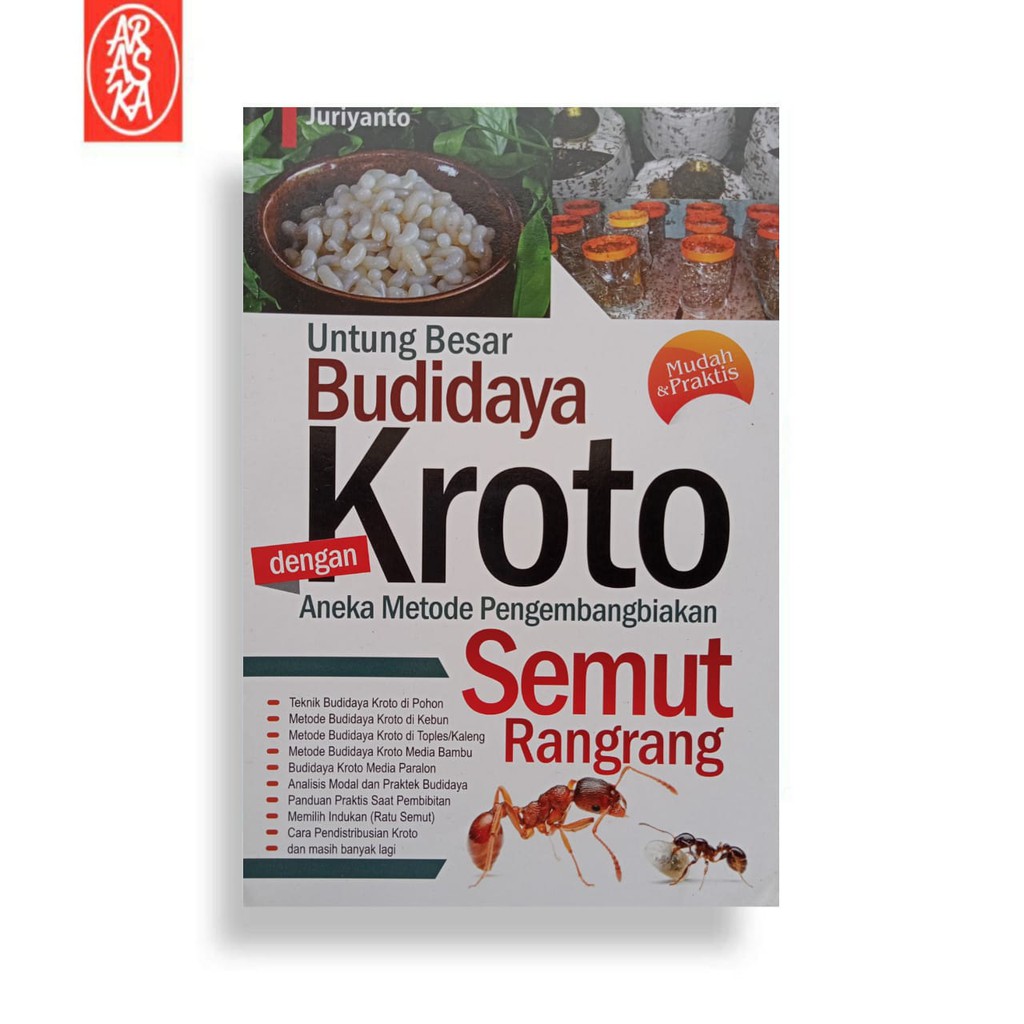 Jual Araska Publisher - Untung Besar Budidaya Kroto Dengan Aneka Metode ...