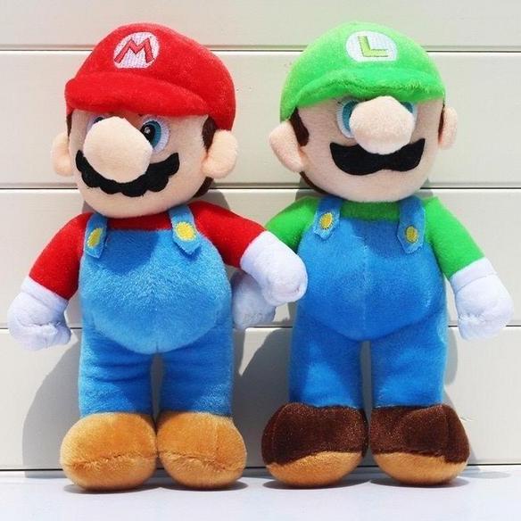 Jual Boneka Karakter Boneka Super Mario Bros Boneka Mario Boneka Luigi ...