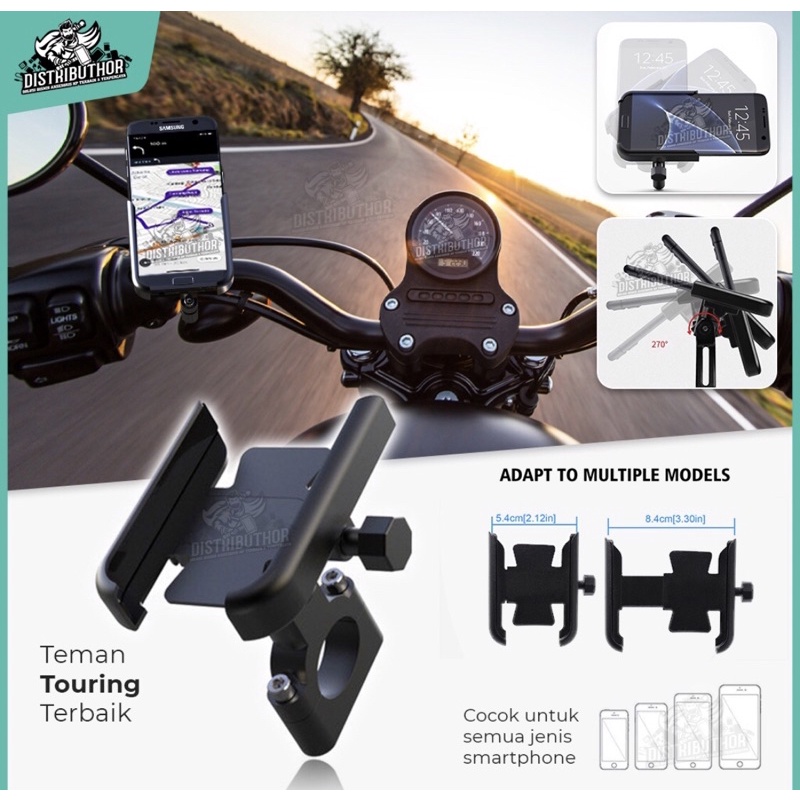 Jual holding motor metic stand hp motor tempat hp motor dudukan hp ...